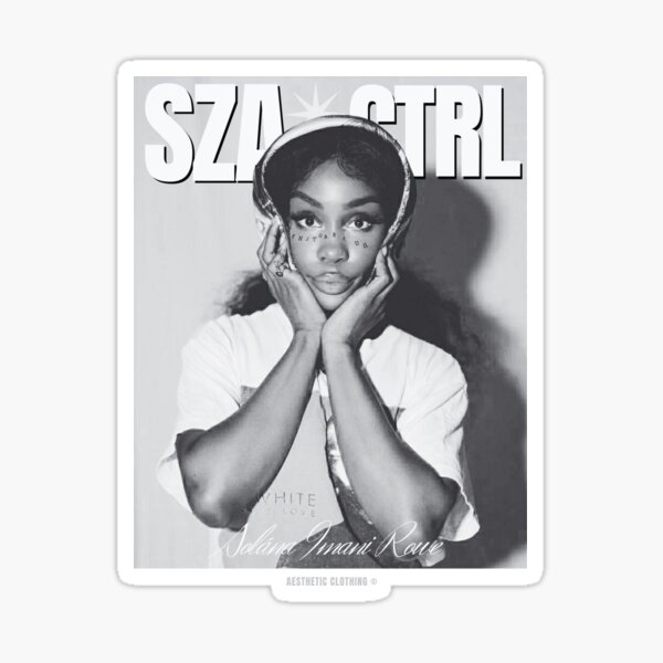 "SZA CTRL Graphic, Graphic Tee" Sticker for Sale by bradenboley | Redbubble