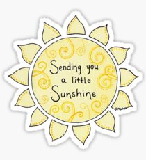 Sending You Sunshine Stickers | Redbubble