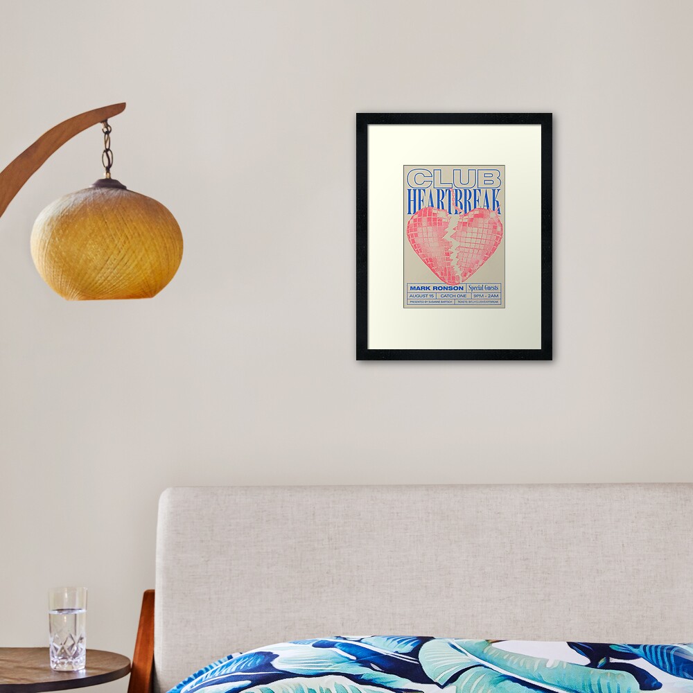 "club heartbreak" Poster for Sale by shop-4-mal | Redbubble