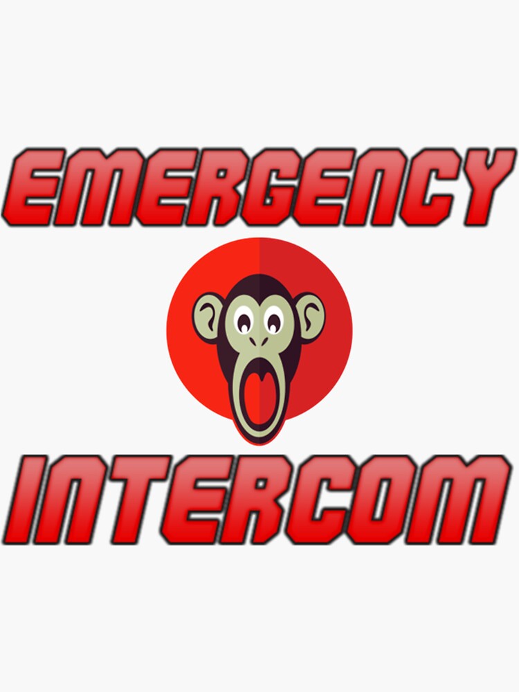 "Emergency Intercom Essential T-Shirt" Sticker for Sale by BrysonRosea ...