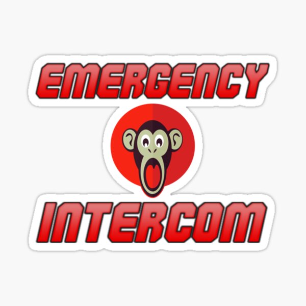 "Emergency Intercom Essential T-Shirt" Sticker for Sale by BrysonRosea ...