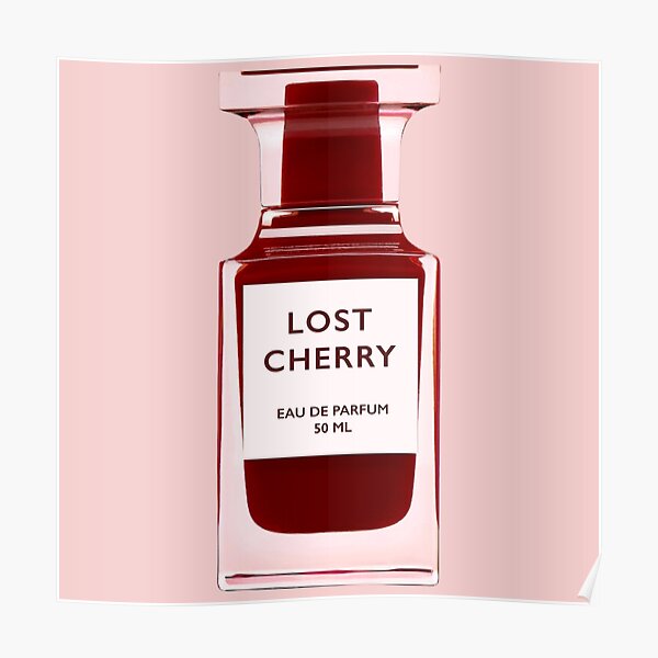 "Lost Cherry Perfume Bottle" Poster for Sale by zaykovadesigns | Redbubble