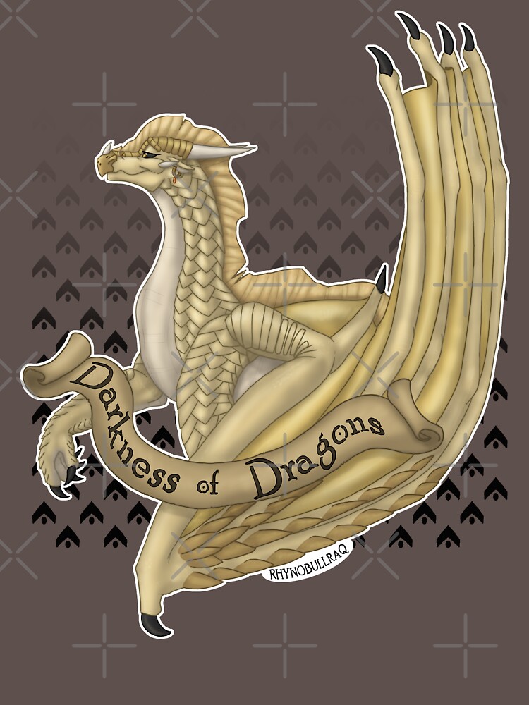 "Qibli Wings of Fire Darkness of Dragons" T-shirt for Sale by ...