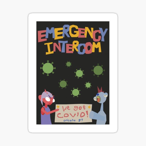 "emergency intercom poster Classic Essential T-Shirt" Sticker for Sale ...
