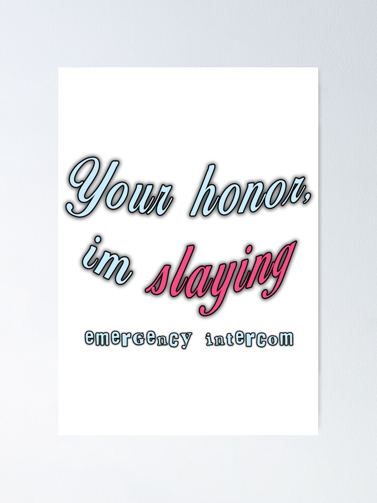 "emergency intercom Sticker " Poster for Sale by BrysonRosea | Redbubble