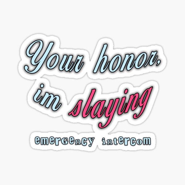 "emergency intercom Sticker " Sticker for Sale by BrysonRosea | Redbubble