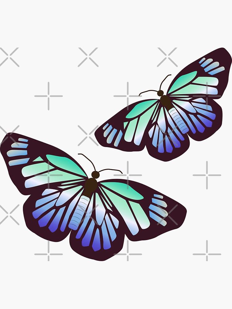"Gay Monarch Butterfly LGBTQ+ pride " Sticker for Sale by ChloeColors ...