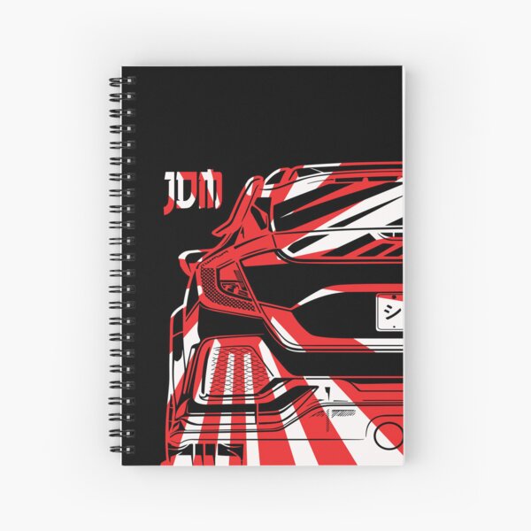 "Jdm - jdm af - jdm family - jdm legend" Spiral Notebook for Sale by ...
