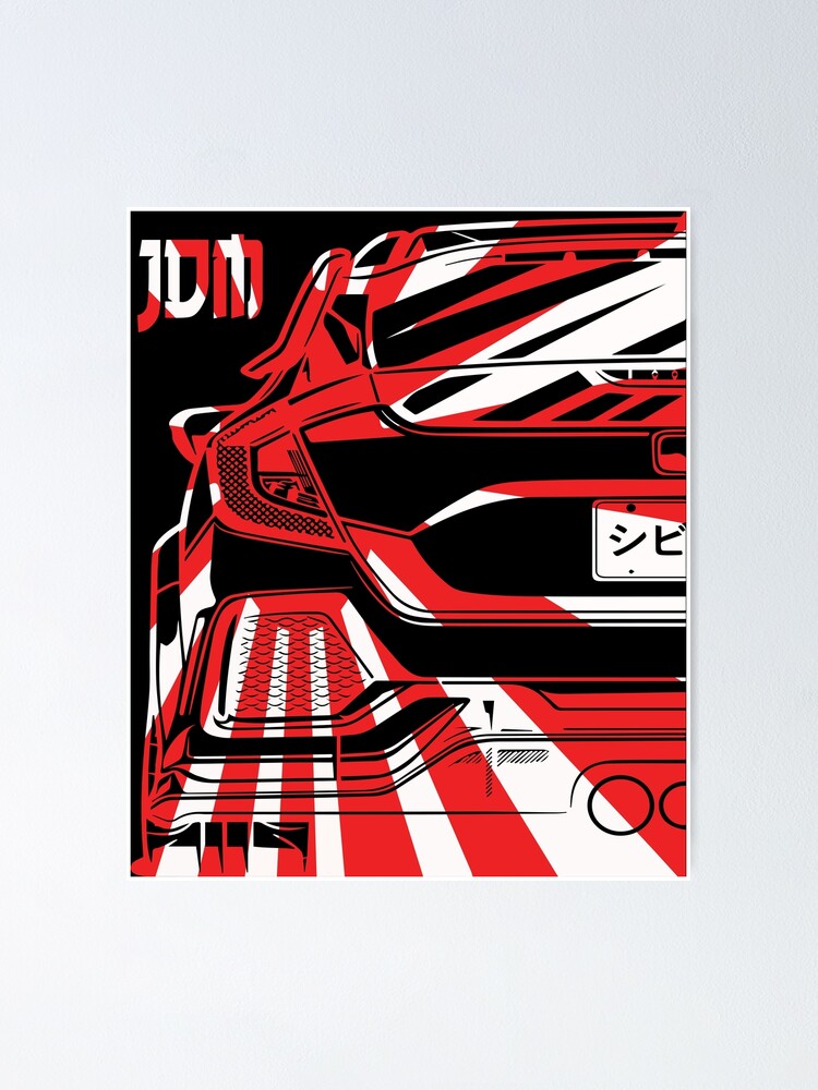 "Jdm - jdm af - jdm-Familie - jdm-Legende" Poster von Rabbitorama99 ...