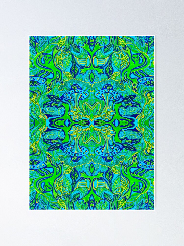 "Alien Art Nouveau" Poster for Sale by Cicely4Art | Redbubble