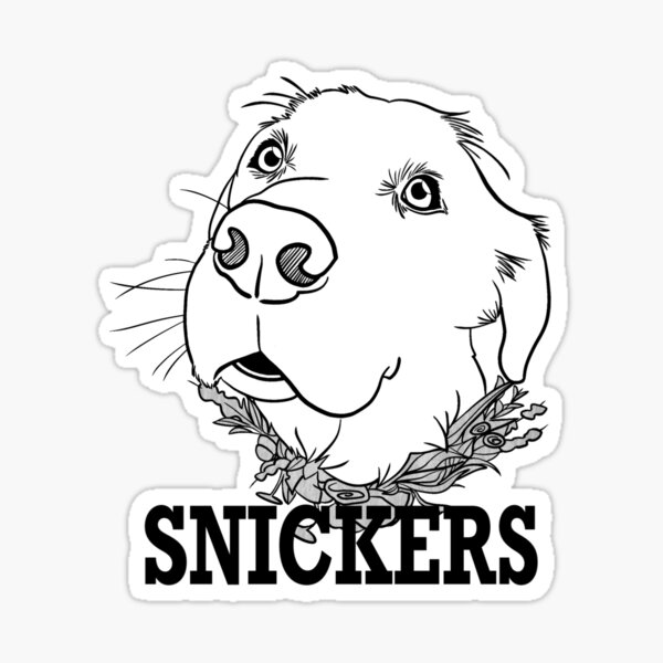 Snickers Cartoon Dog