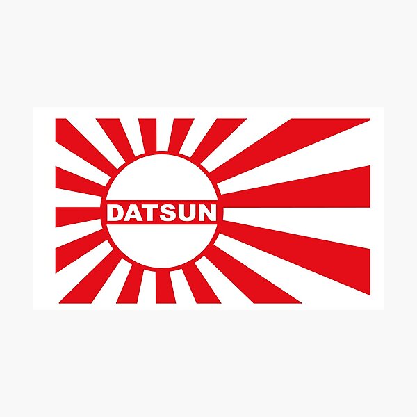 "JDM-RISING-SUN-DATSUN" Photographic Print by workshopgarage | Redbubble