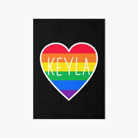 "Love Girlfriend Parade Pride Activist Keyla" Art Board Print for Sale ...