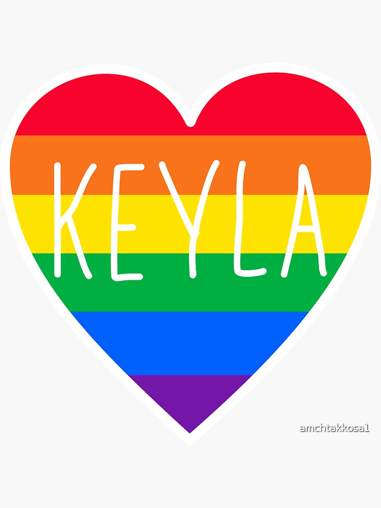 "Love Girlfriend Parade Pride Activist Keyla" Sticker for Sale by ...