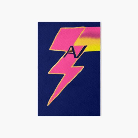 "Preppy Thunderbolt Aviator Nation" Art Board Print for Sale by ...