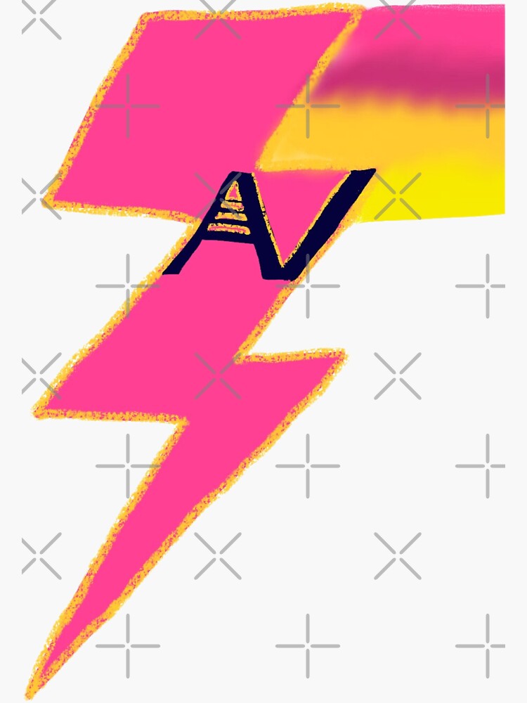 "Preppy Thunderbolt Aviator Nation" Sticker for Sale by therealannie ...