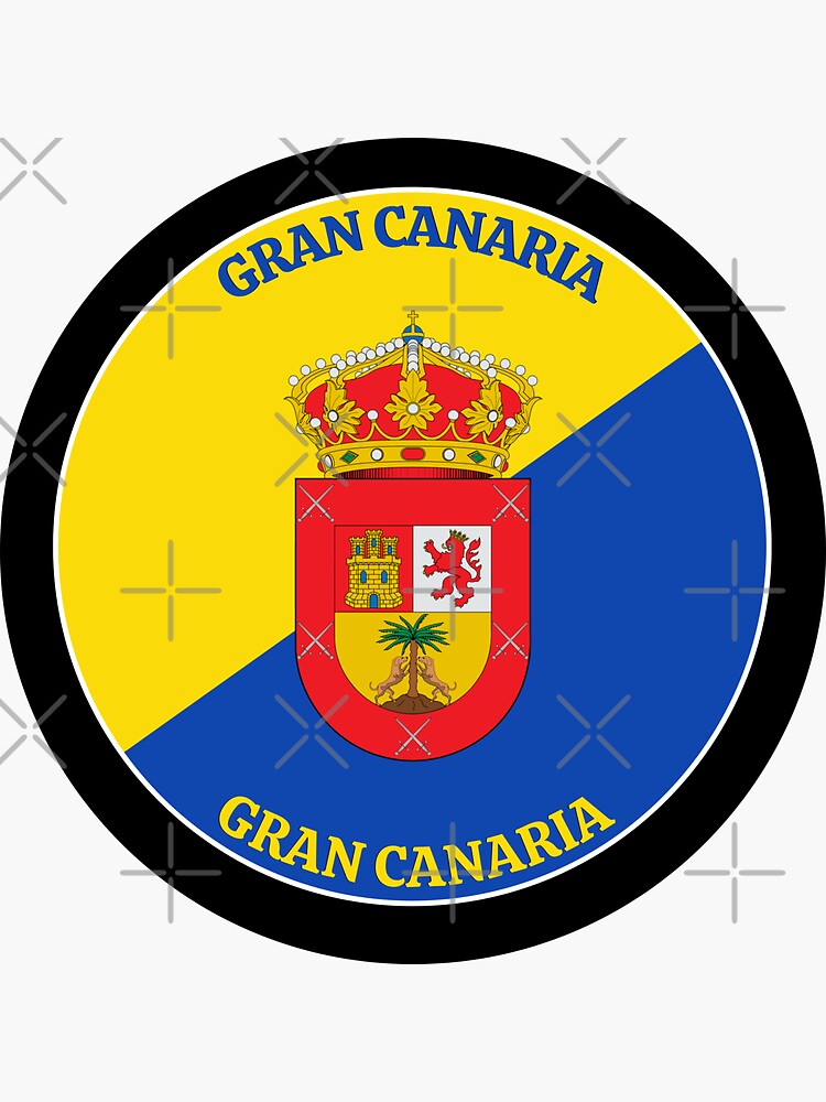 "Island of Gran Canaria" Sticker for Sale by FedSherDesign | Redbubble