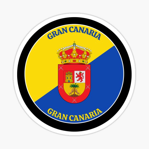 "Island of Gran Canaria" Sticker for Sale by FedSherDesign | Redbubble