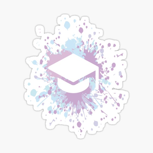 "Student Degree Color Splash" Sticker for Sale by onicon | Redbubble