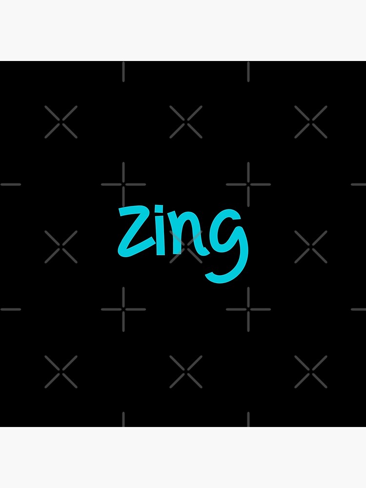 "Zing, Funny Cool Best color art" Poster for Sale by artdragongift ...