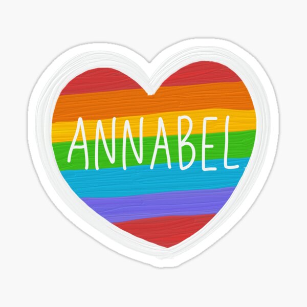 "Love Girlfriend Parade Pride Activist Annabel" Sticker for Sale by ...