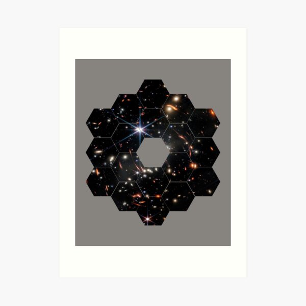 "James Webb's First Deep Field (James Webb/JWST)" Art Print for Sale by ...