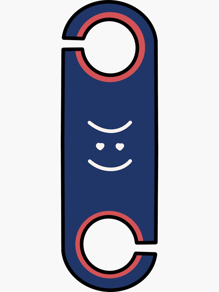 "Bad Buddy - Door hanger Sticker" Sticker for Sale by HazelxMetzg ...