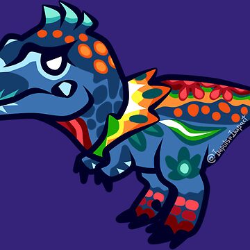 "fossils of mexico labocania dinosaur alebrije" Sticker by ...