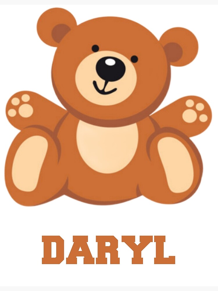 "Daryl" Poster for Sale by setSTICKERS | Redbubble