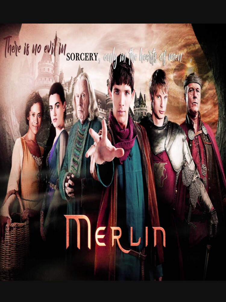"MERLIN BBC TV SHOW FANTAISIE" T-shirt for Sale by LeaRauter ...