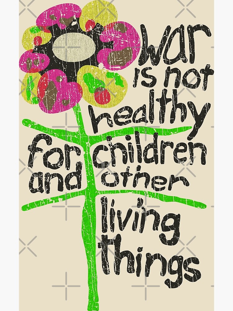 "War Is Not Healthy 1967" Poster for Sale by AstroZombie6669 | Redbubble