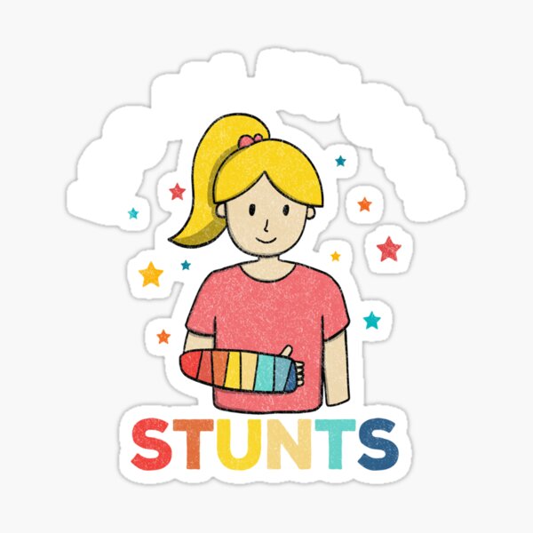 "Broken Arm Get Well Soon For Girls Arm Injury" Sticker for Sale by ...