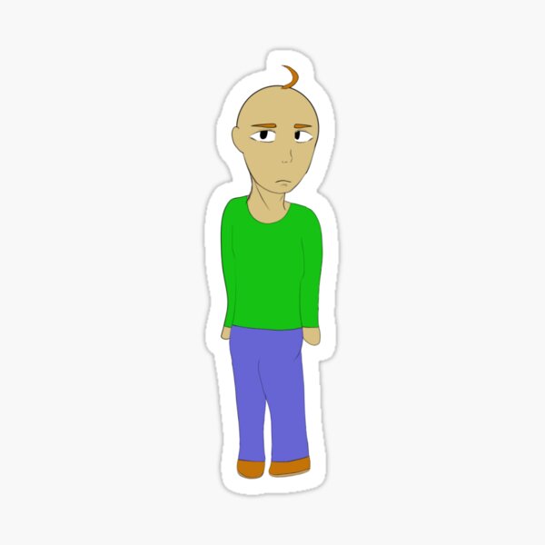 "Baldi" Sticker for Sale by CyberNE0 | Redbubble