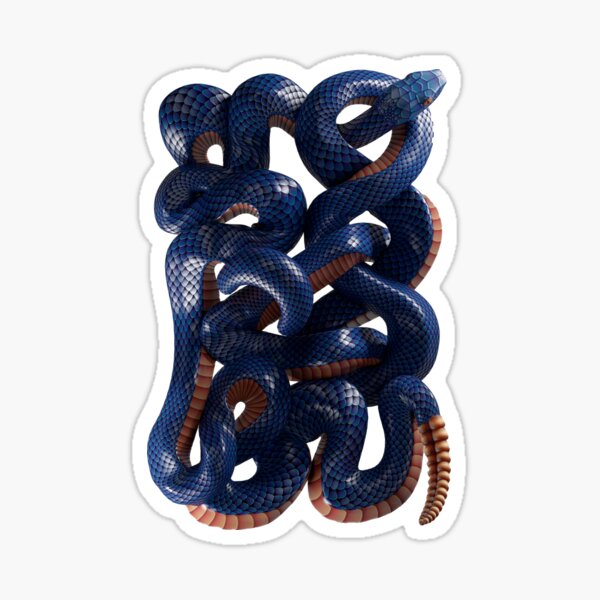 "Сoiling snakes" Sticker for Sale by si3iy | Redbubble