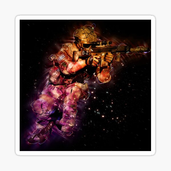 "Soldiers gun army black" Sticker for Sale by SPRdesign | Redbubble