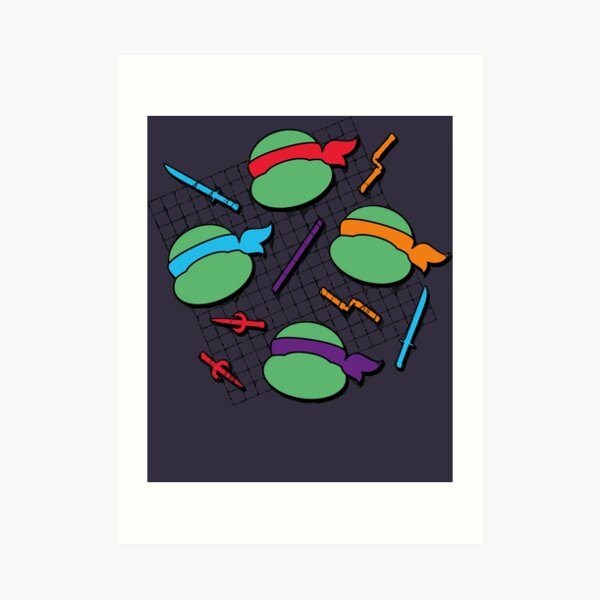 "Wonderful Memory Ninja Turtles Graphic For Fan" Art Print for Sale by ...