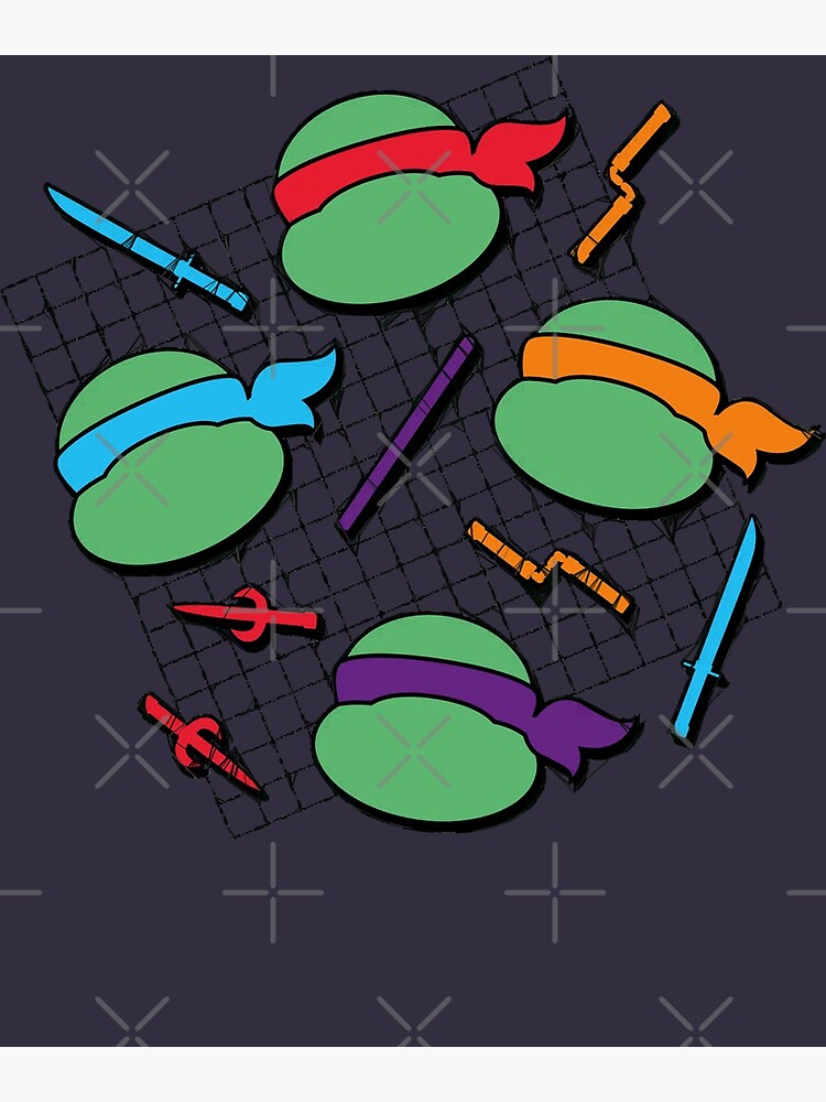 "Wonderful Memory Ninja Turtles Graphic For Fan" Art Print for Sale by ...