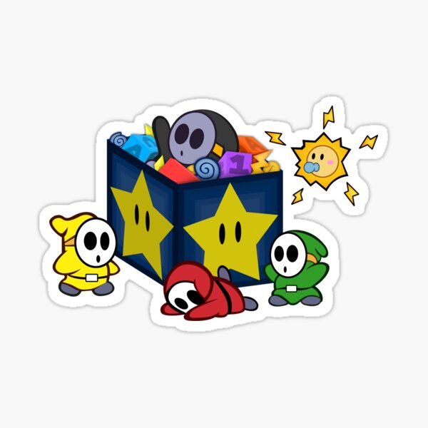 Shy Guy Stickers | Redbubble