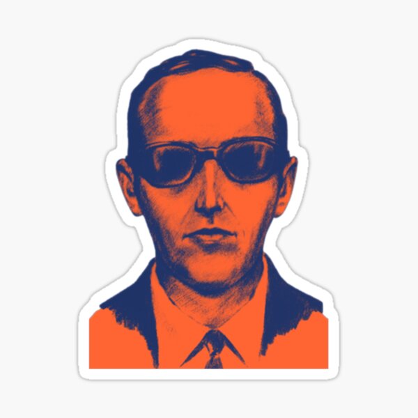 "DB cooper " Sticker for Sale by Vlaki | Redbubble