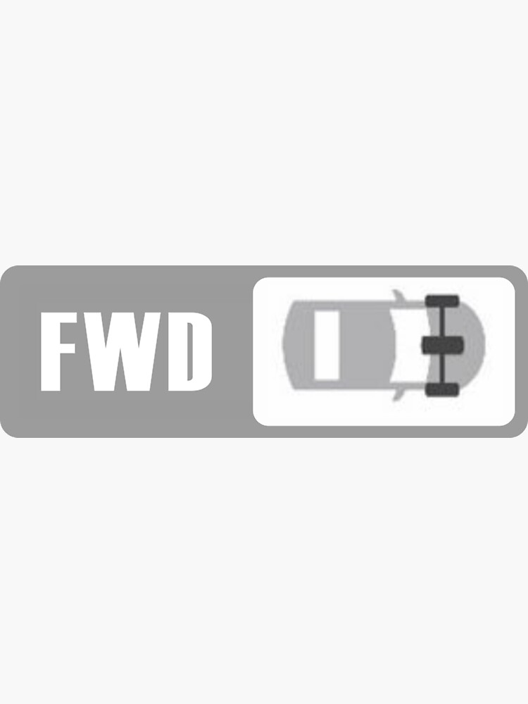 "Forza Motorsport FWD" Sticker for Sale by SabrinaLewiis | Redbubble