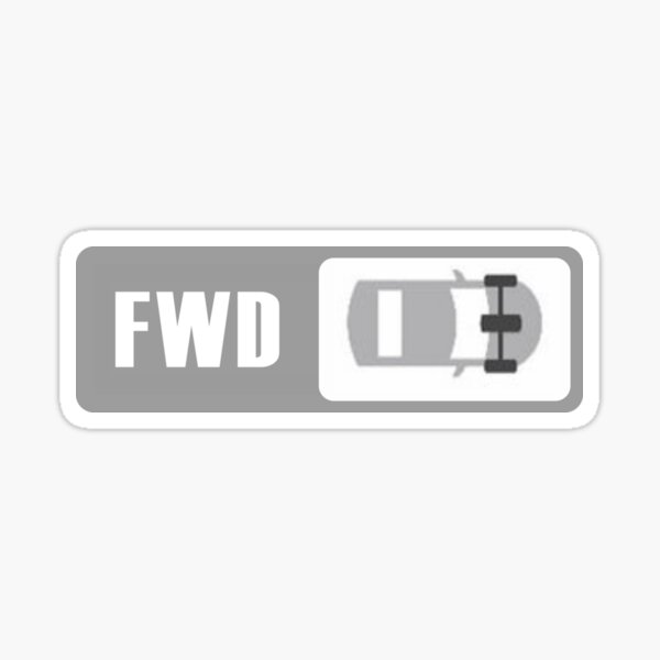 "Forza Motorsport FWD" Sticker for Sale by SabrinaLewiis | Redbubble
