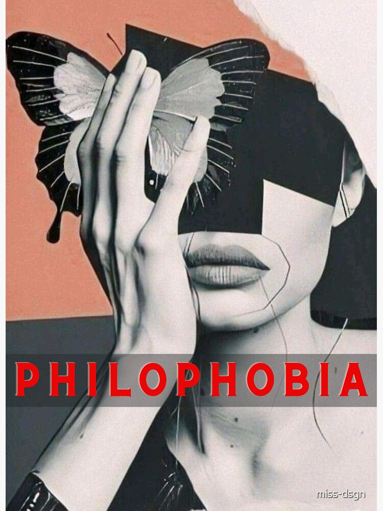 "Philophobia - The Fear of Falling in Love" Sticker for Sale by miss ...