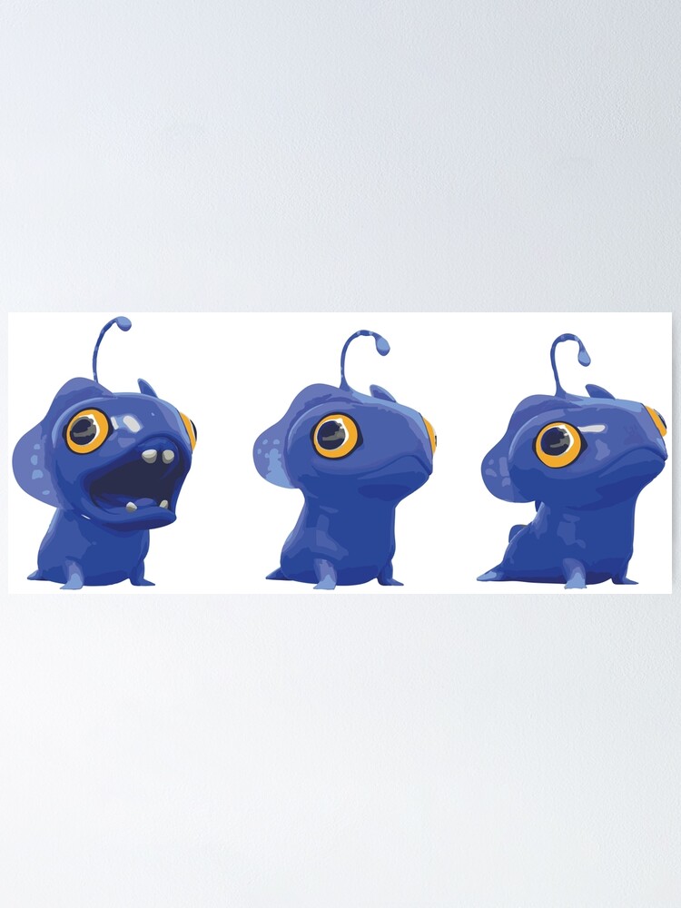 "The Sea Beast - Blue Monster" Poster for Sale by Necronder | Redbubble