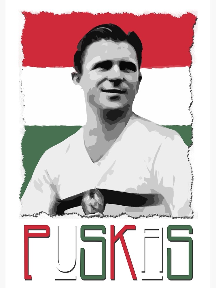 "Puskas" Poster for Sale by Retro-Flow | Redbubble