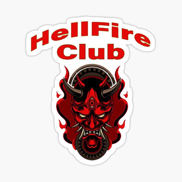"Hellfire Club Stranger Essential " Sticker for Sale by Miyruke | Redbubble