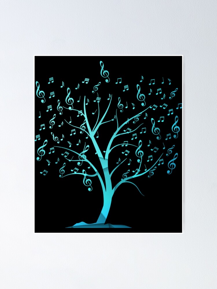 "Musician T-ShirtMusic Notes Tree Treble Clef Musician Singer ...