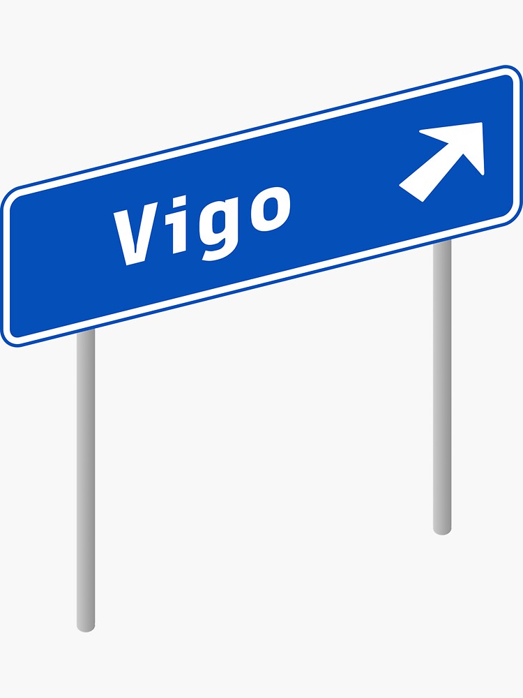 "Vigo" Sticker for Sale by WordsMaps | Redbubble