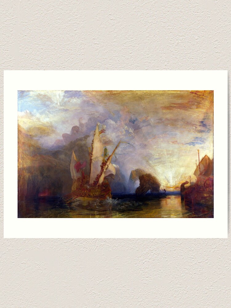"TURNER, Joseph Mallord William - Ulysses deriding Polyphemus- Homer's ...