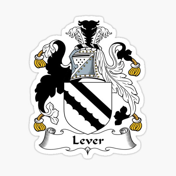 "Lever " Sticker for Sale by HaroldHeraldry | Redbubble