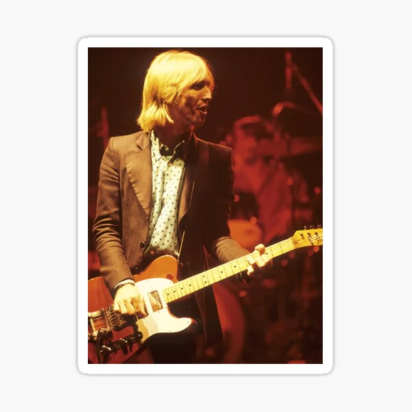 "Tom Petty , NY, 1980" Sticker for Sale by pwgdochi99 | Redbubble